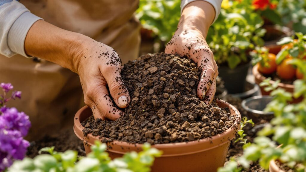 Best Container Soil Mix for Edible Plants - Mossy Street