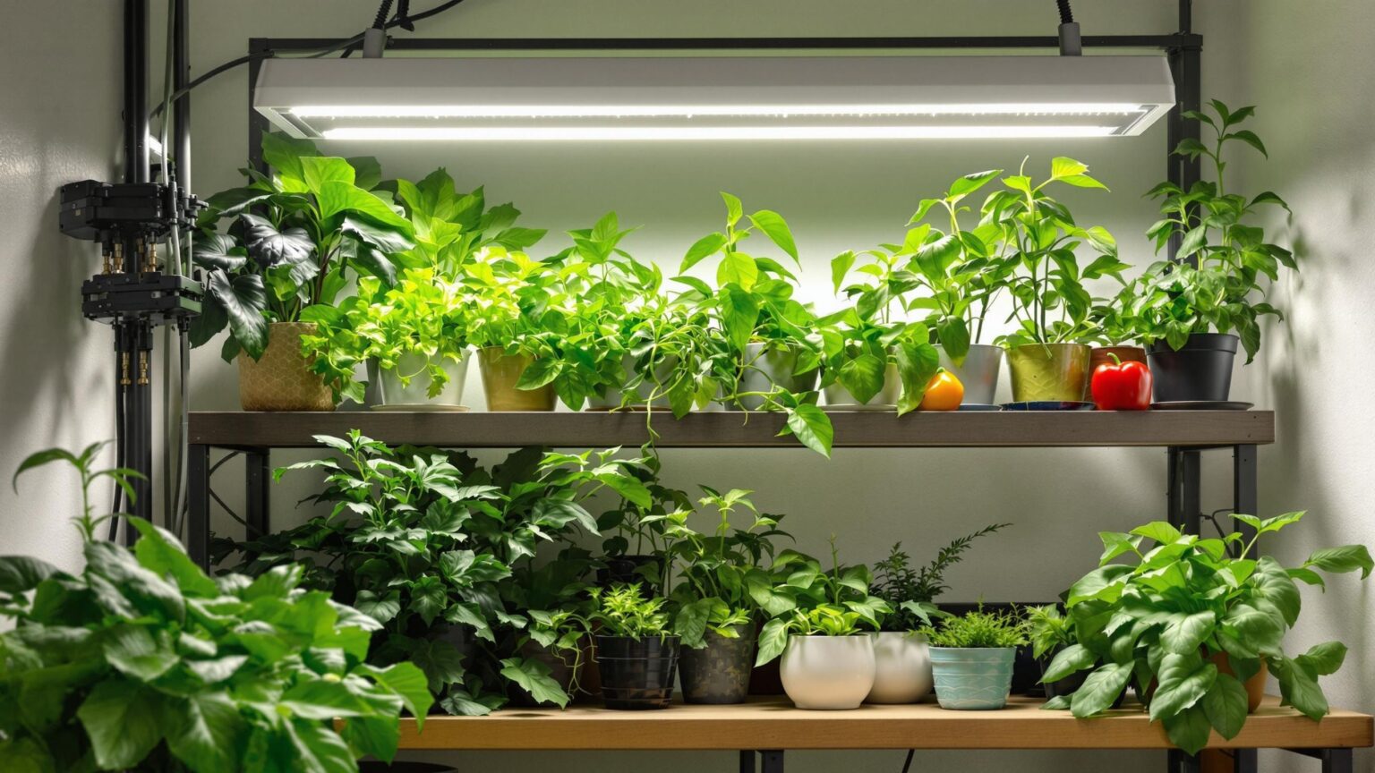 Indoor Edible Container Gardening with Grow Lights - Mossy Street