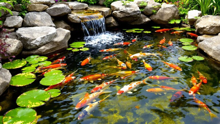 Backyard Fish Ponds: How to Keep Koi and Goldfish Healthy - Mossy Street
