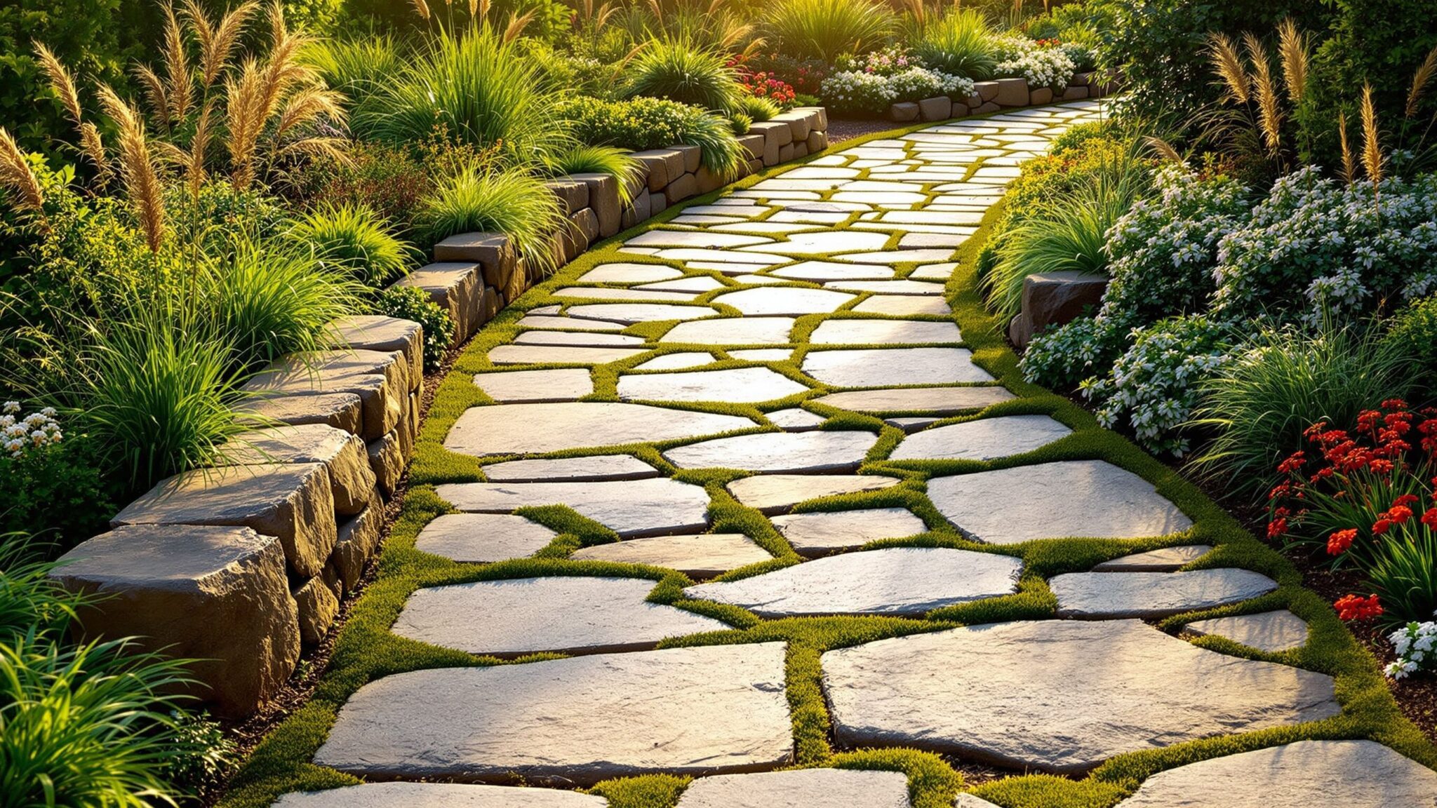 Natural Stone Walkways: Design Inspiration and Tips - Mossy Street