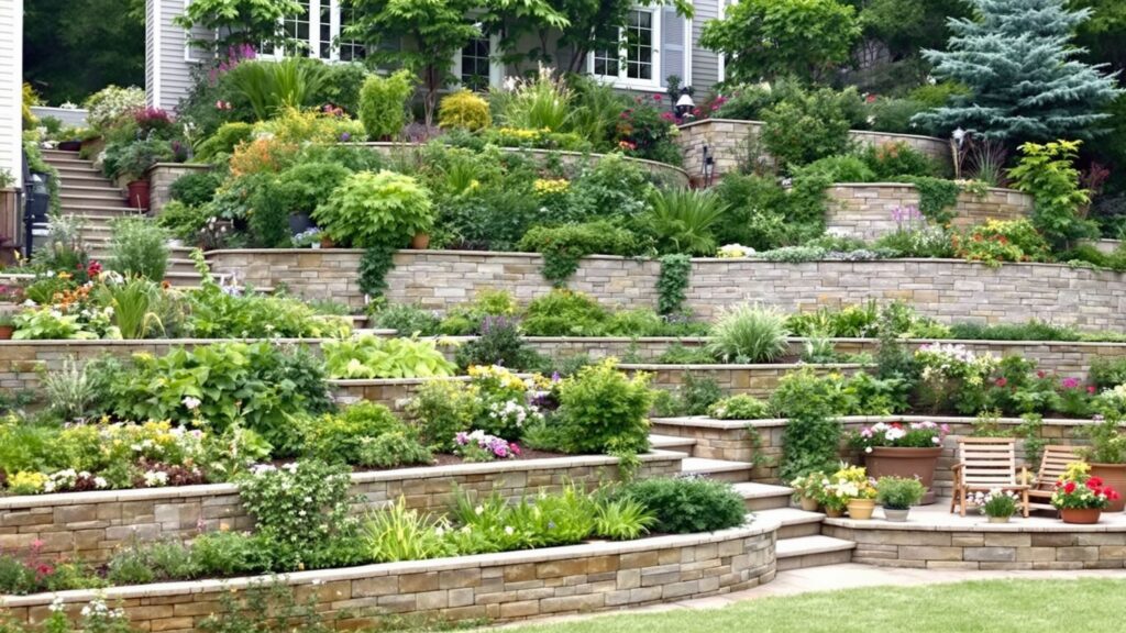 Terrace Gardening: Turning Slopes into Usable Spaces - Mossy Street